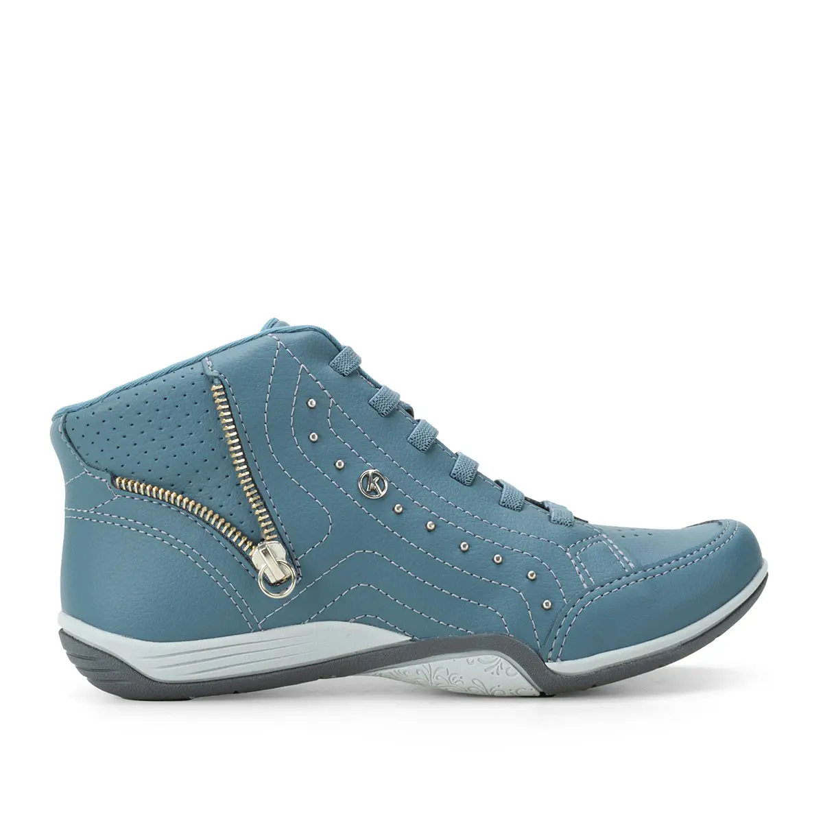 Tênis Kolosh Casual de Cano Alto Azul - Kolosh