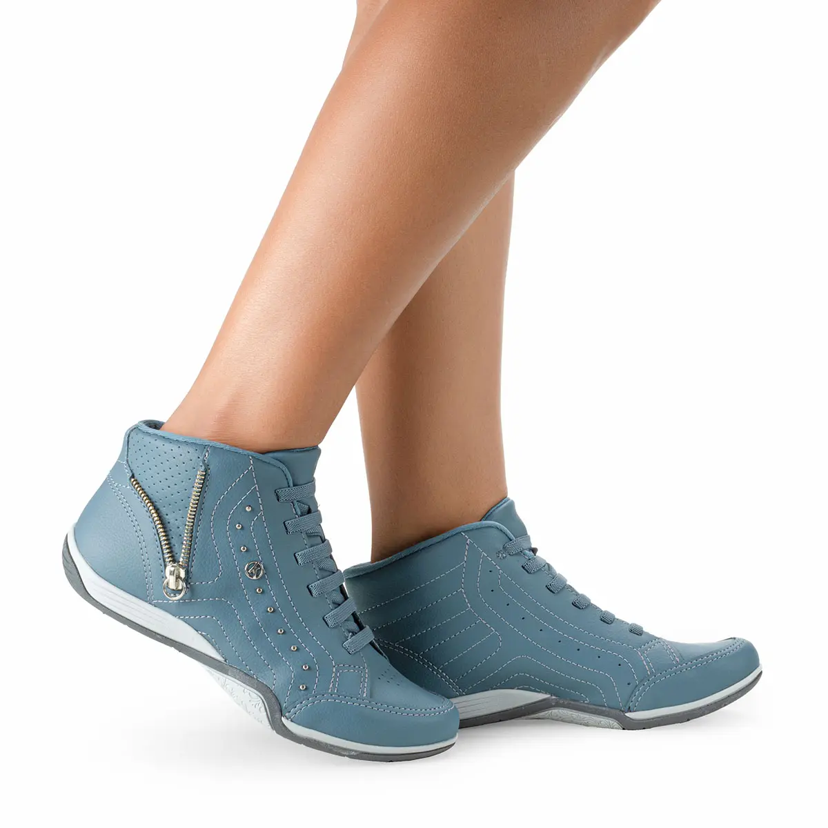 Tênis Kolosh Casual de Cano Alto Azul: Leve e Estiloso - Kolosh