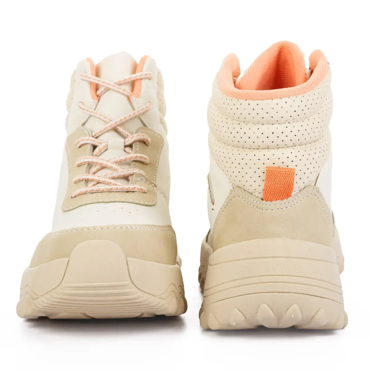 Tênis Pink Cats Infantil de Cano Alto Bege